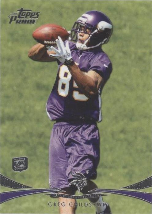 2012 Topps Prime - Greg Childs #115 Retail (RC) for sale online | eBay
