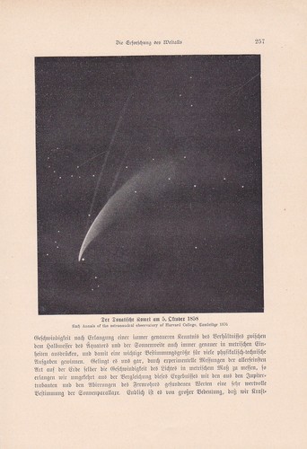 Donatische Comet At 5. October 1858 C/1858 L1 (Donati) Print From 1903 ...