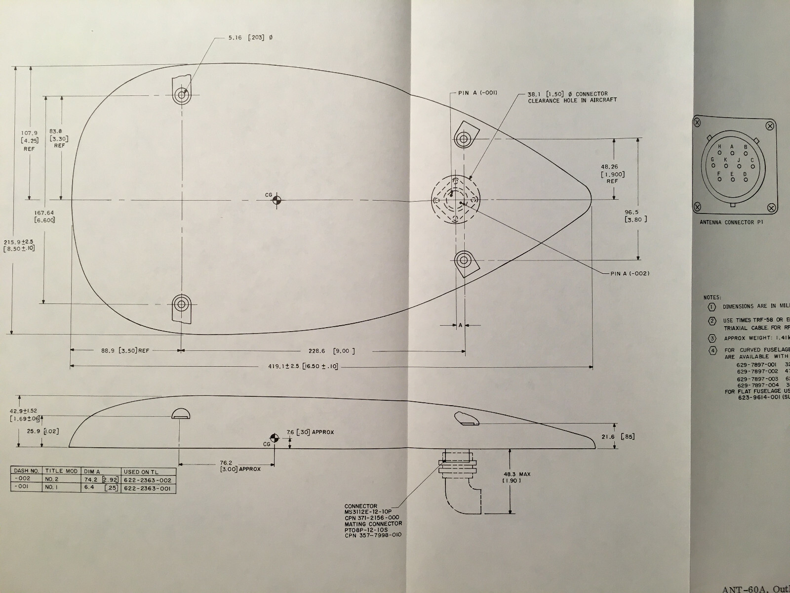 Collins ANT-60, 60A & 60B Antenna Service manual | eBay