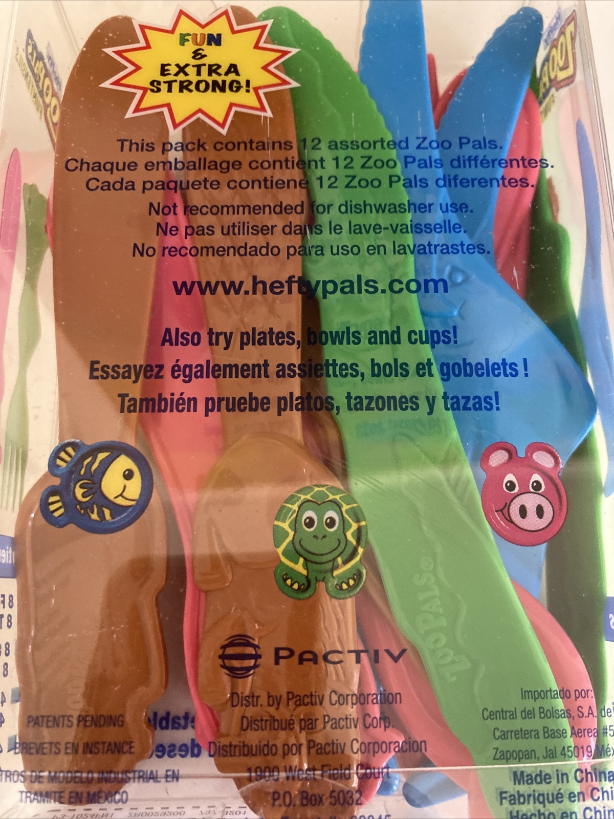 Hefty Zoo Pals Funtensils Kids Cutlery 21 Ct Discontinued for sale ...