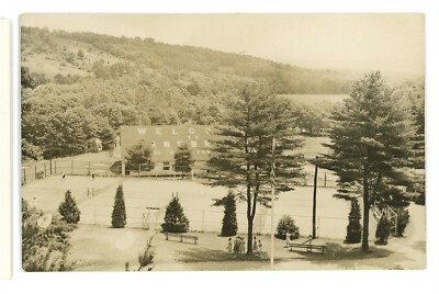 RPPC Auditorium Tennis PINEBROOK PA Monroe Co Stroudsburg Real Photo ...