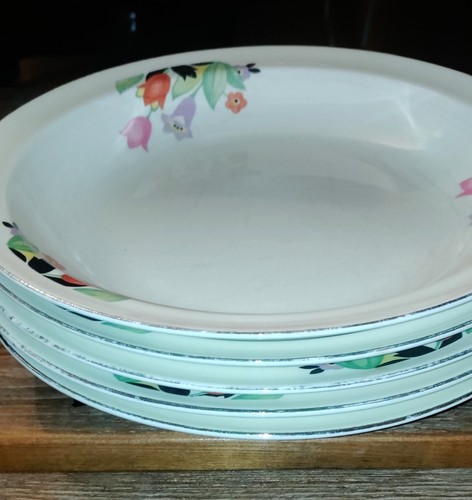 Set of 5 Hall China CROCUS 8-1/2" Rim Soup Bowls | eBay