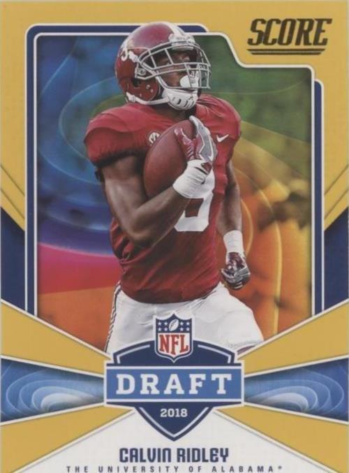 2018 Score - Nfl Draft Calvin Ridley #8 Gold (RC) for sale online | eBay
