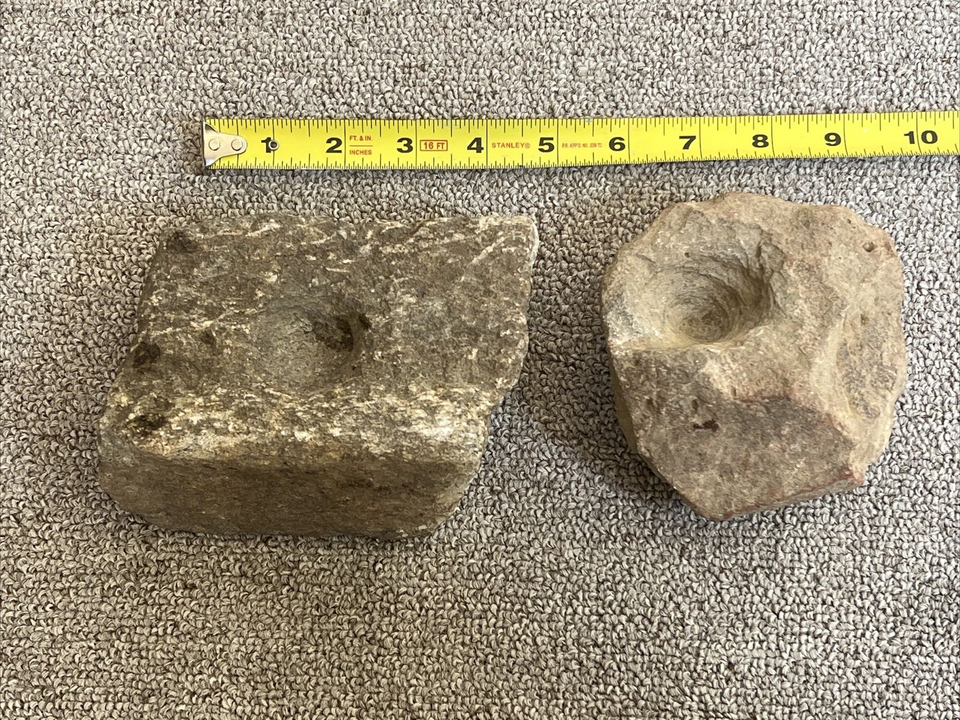 Native American Nutting Stone Artifact | eBay
