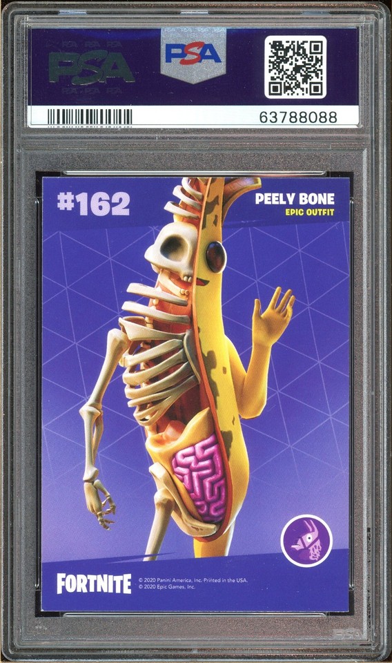 2020 Panini Fortnite Series 2 Peely Bone Cracked Ice PSA 9 MINT | #162 ...