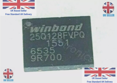 W25Q128FVPQ, W25Q128FVPIQ, 128 Megabit Serial Flash Memory Chip (WSON-8 ...