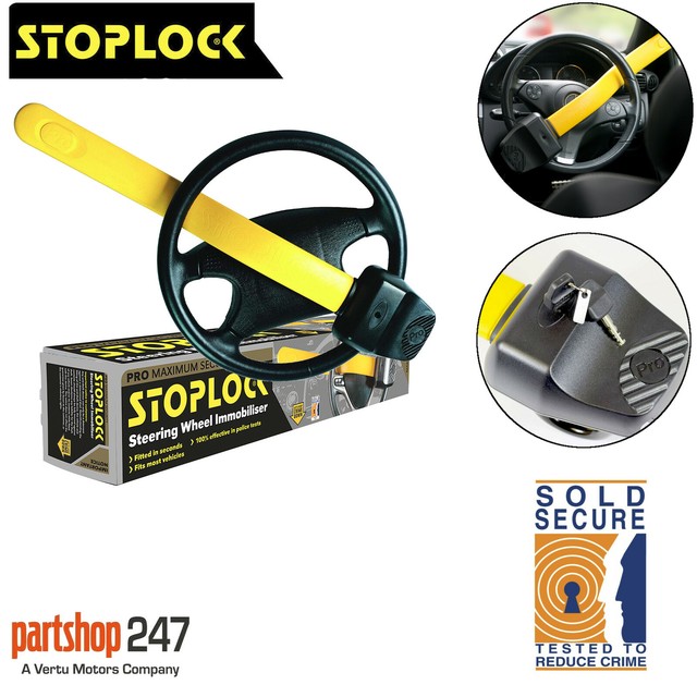 Stoplock Professional Steering Wheel Immobiliser Anti-Theft Lock - HG14900 for sale online | eBay