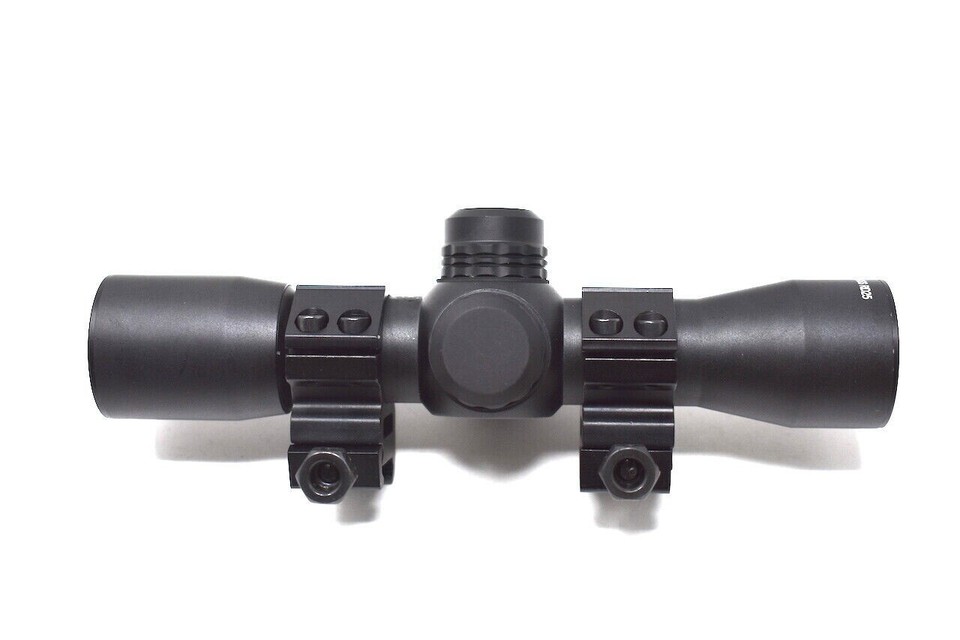 Sniper 1X25 Red Green Dot Sight Scope Style 1'' Picatinny Mount + Flip ...