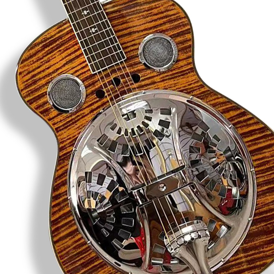 Metal Resonator Guitar Full-size Circular Neck Traditional Resonator | eBay