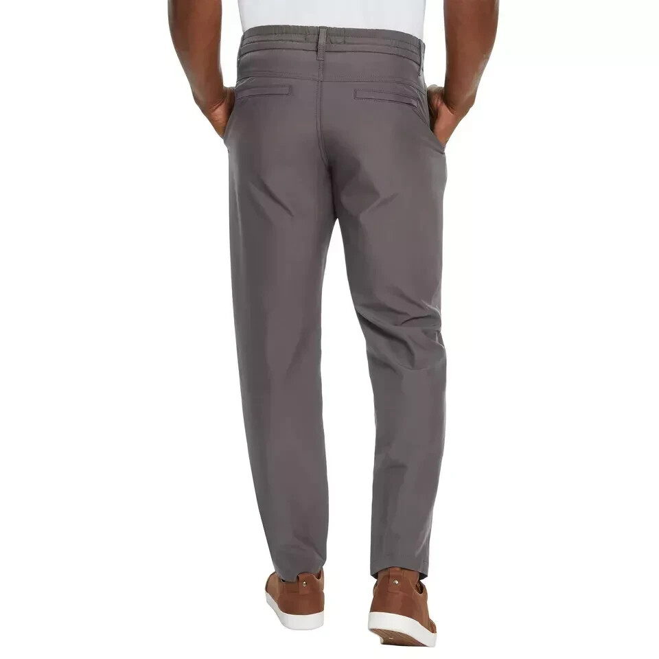 Marc New York Men’s Commuter Slim Fit 4 Way Stretch Pants, Gray, Size ...