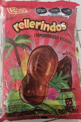 Vero Rellerindos Tamarind flavor hard candy with soft center 65-ct bag ...