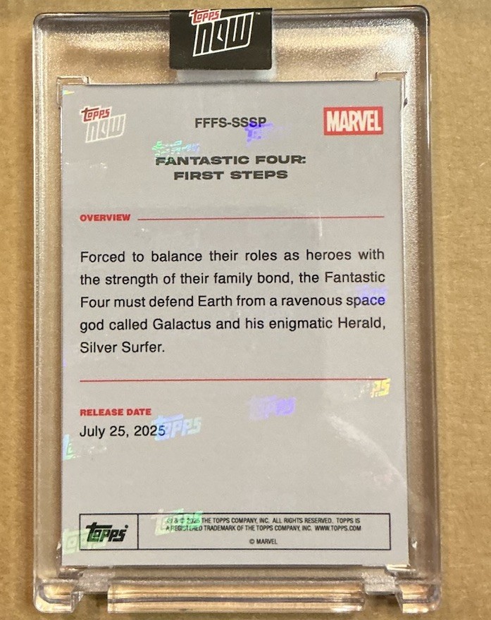 2025 Marvel Topps NOW® Fantastic Four: First Steps SSSP Super Short ...