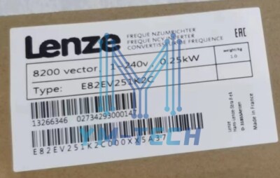 1PC New E82EV251K2C FREQUENCY INVERTER 8200 VETOC 1-240V 0.25KW NEW IN ...