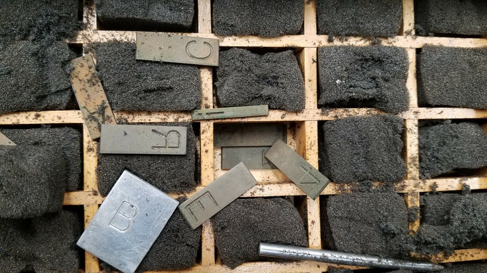 Gorton Large Pantograph Metal Engraving Machine with Many Brass Font ...