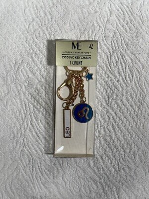 New Leo Zodiac Keychain Metal and Enamel Modern Expressions | eBay