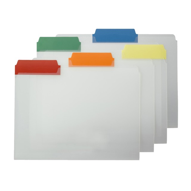 Smead File Folder Ltr 1/3" Poly Color Tabs 25/bx Asst 10530 for sale ...
