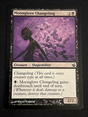 1x Moonglove Changeling (67) Morningtide LP MTG Magic the Gathering x1 ...
