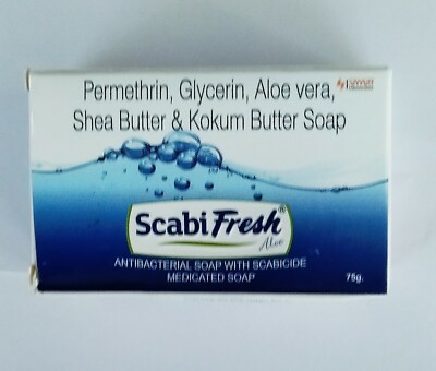 Antibacterial Soap With Scabicide Medicated Soap Scabi Fresh 75 gm Anti ...