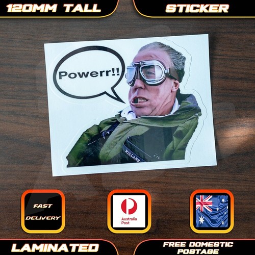 Jeremy Power Top Gear Grand Tour Style Parody Sticker Decal Bumper ...