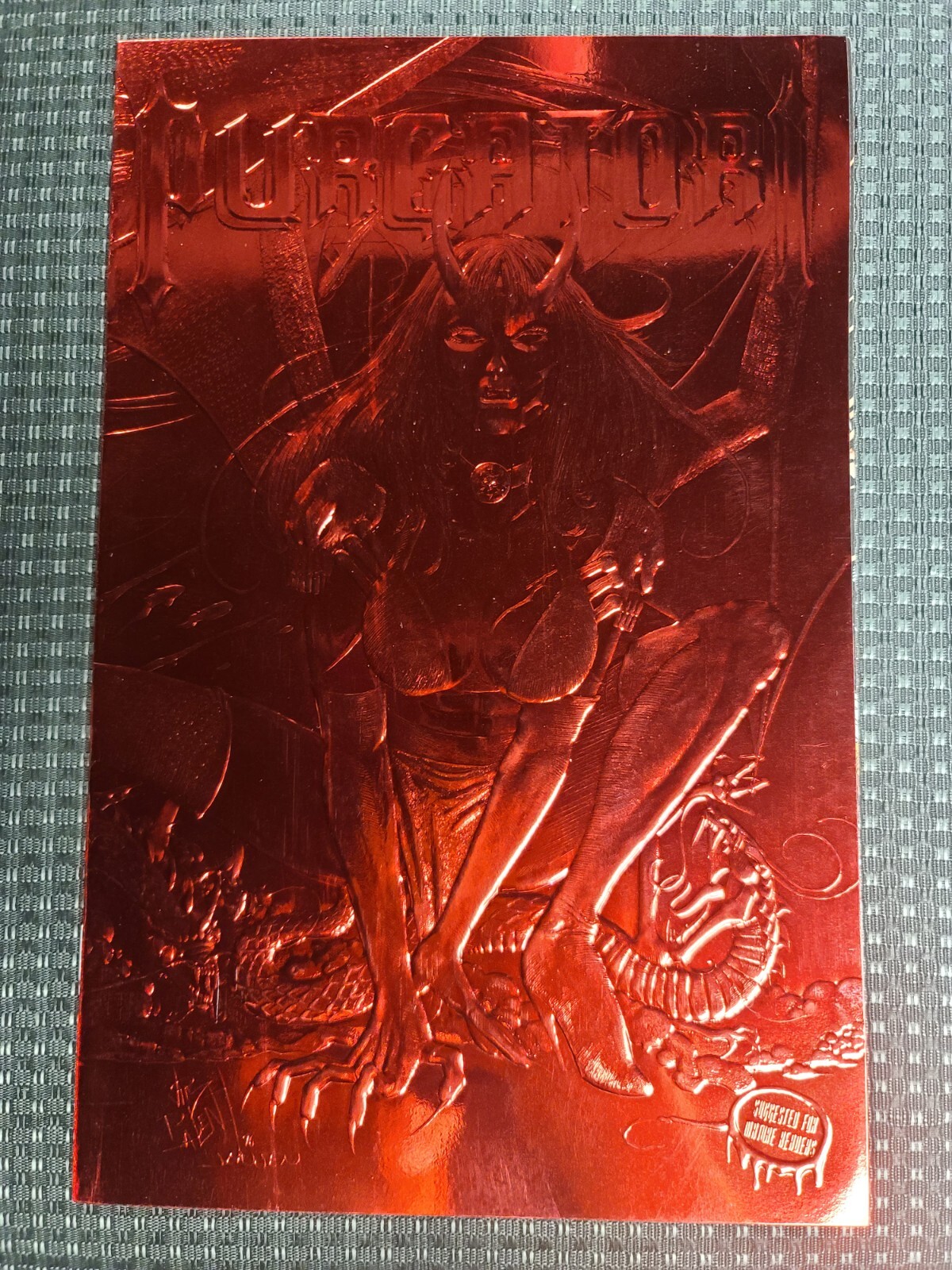 Purgatori: The Vampire Myth #1 Chaos Comics Red FOIL Embossed CVR 1996 ...