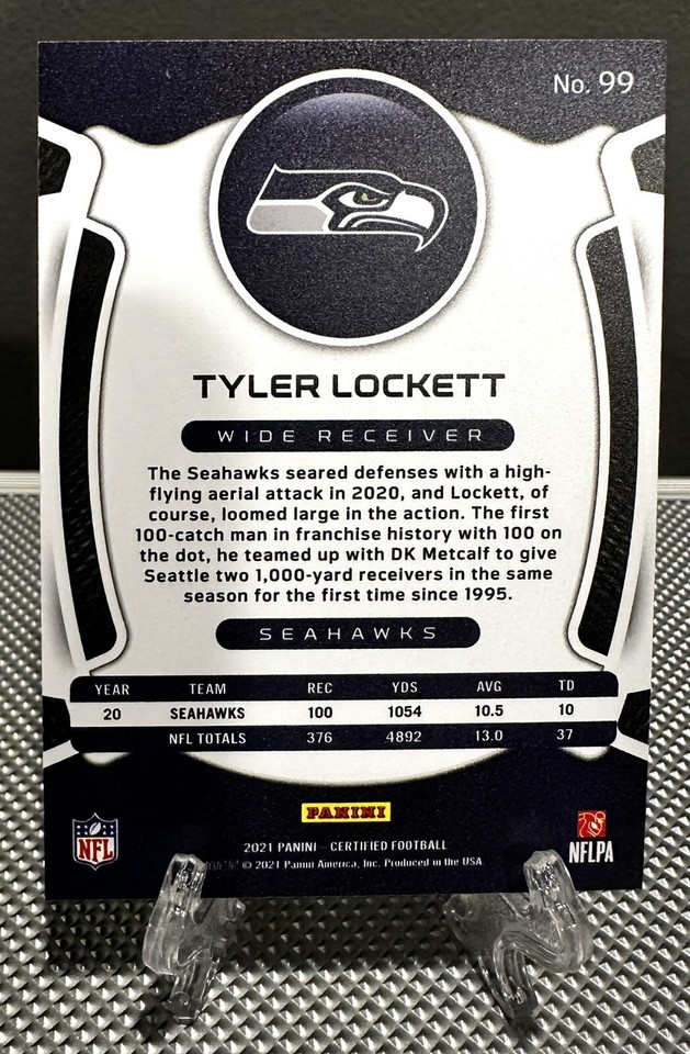 2021 Certified TYLER LOCKETT #/249 Bronze Mirror Base SP🔥Seattle ...