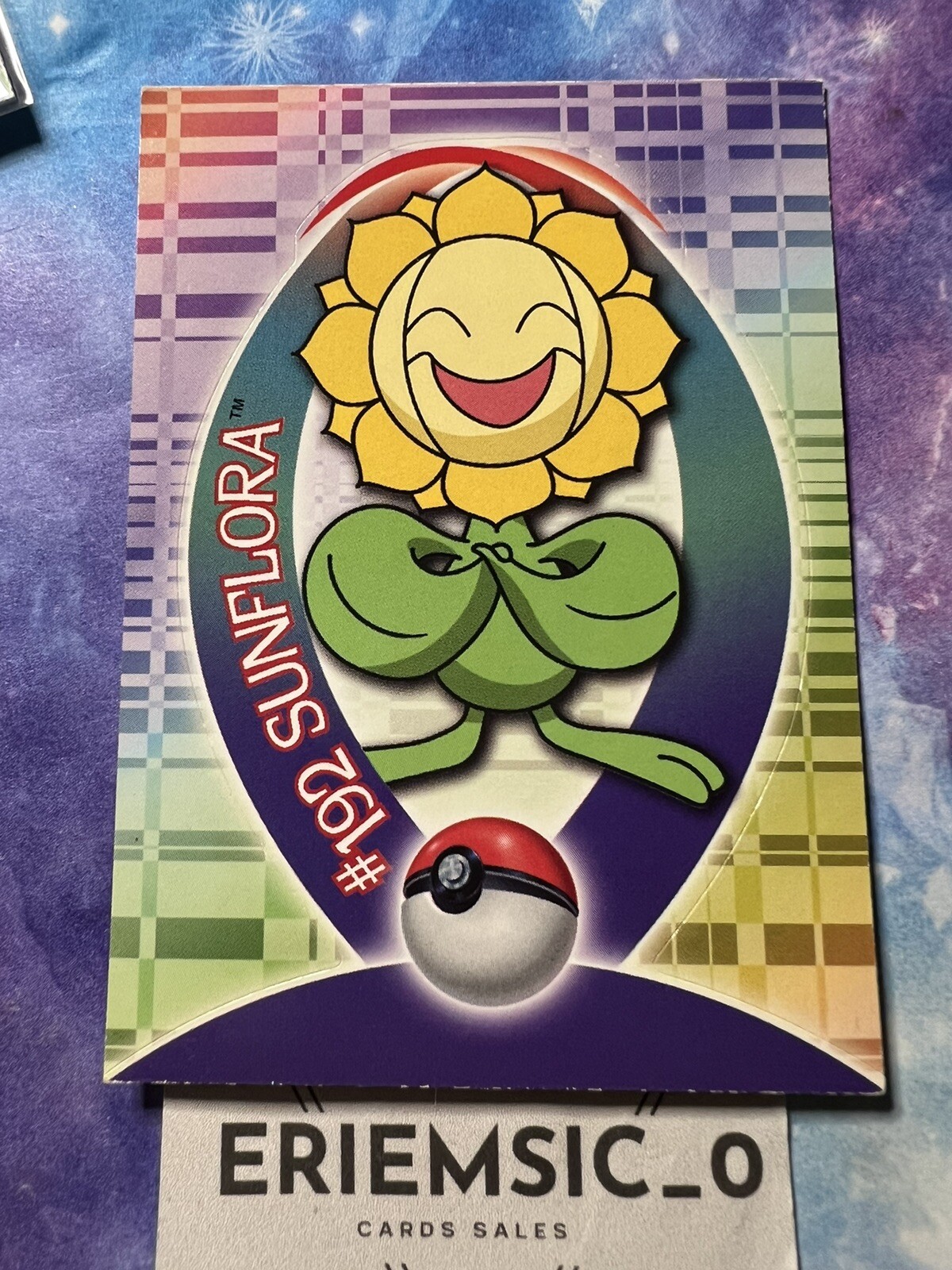 2001 Topps Pokemon Johto Series 1 STICKER SUNFLORA - #192 (36 of 62 ...