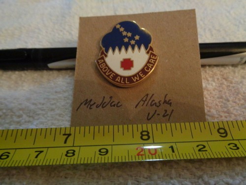 MEDDAC Alaska V-21 Unit Crest, DI, DUI (DRAW#C8) | eBay