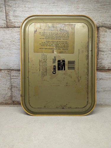 1987 Coca-Cola Metal Tray Fiftieth Anniversary Sea Captain with Fr/En ...