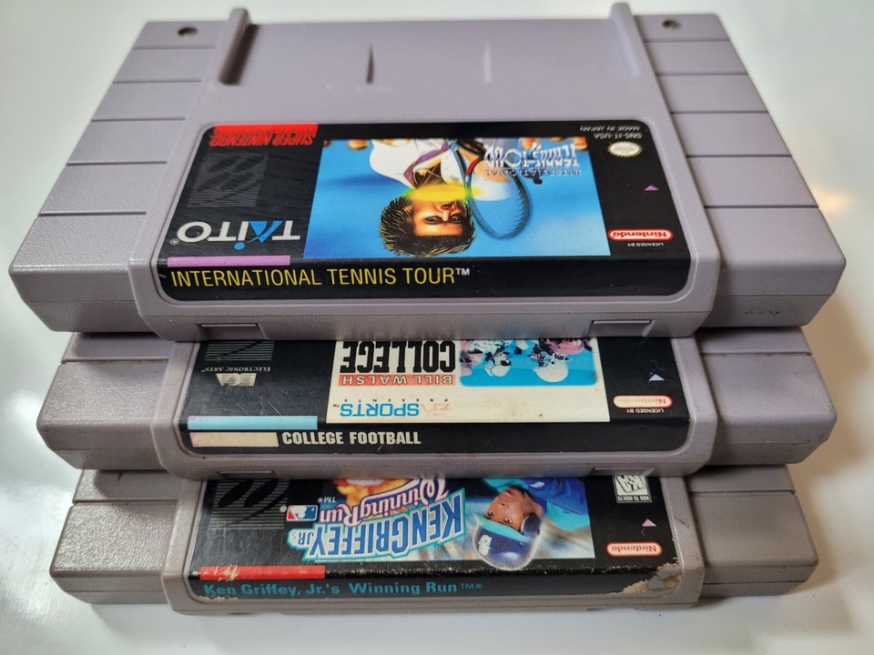 Lot of 11 Super Nintendo Carts Guaranteed Authentic Original SNES Game ...
