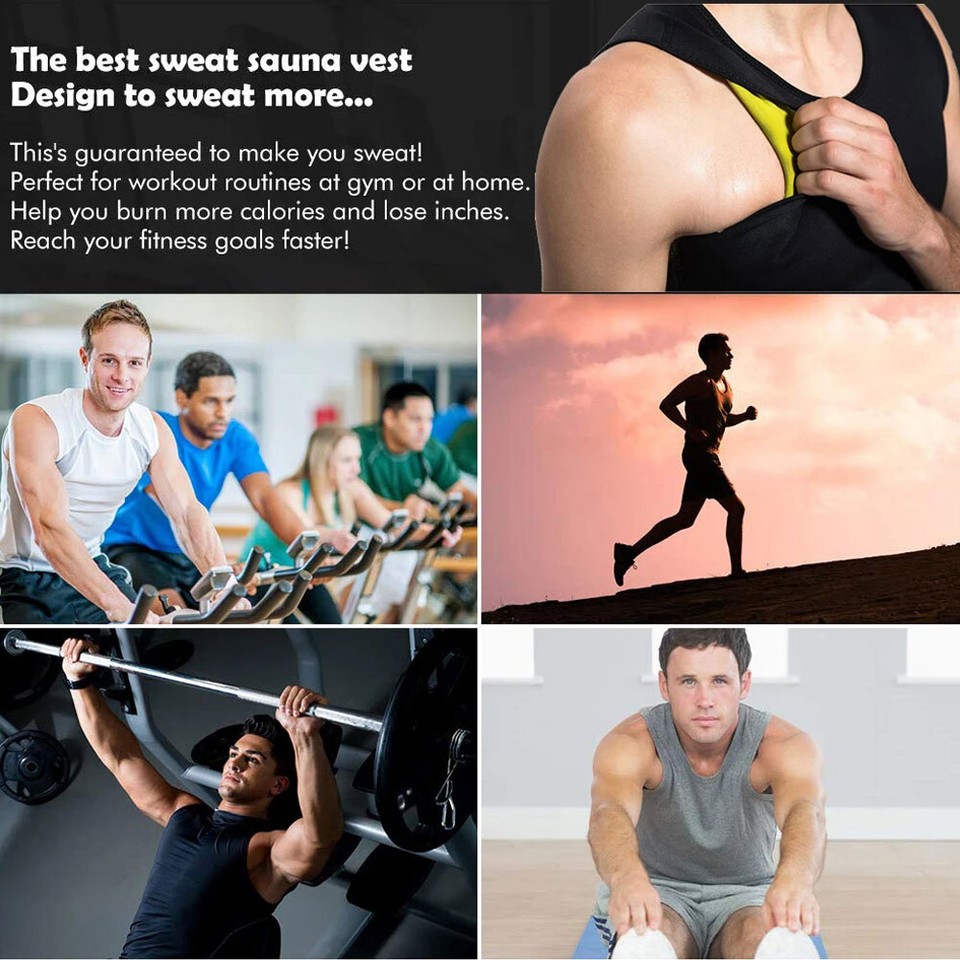 Gynecomastia Compress Tank Top Men Slimming Body Shaper Vest Athletic ...