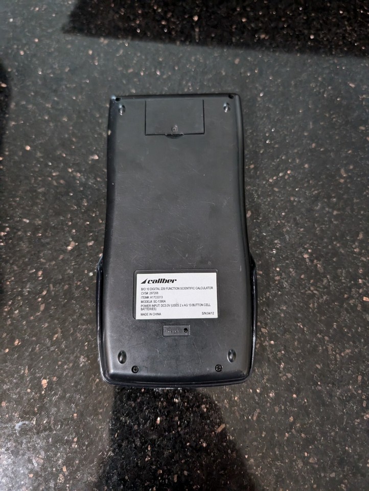 Caliber Scientific Calculator SC-1390A With Cover Slice. | eBay