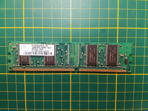 GENUINE NANYA 128MB DDR PC2100U 266MHz CL2.5 MEMORY RAM P/N ...