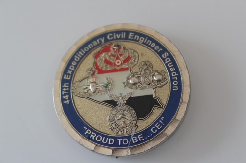 USAF 447th Expeditionary Civil Engineer Squadron Challenge Coin | eBay