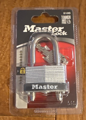 Master Lock 510D Shackle Adjustable 1 3/4" Key Padlock 71649387203| eBay
