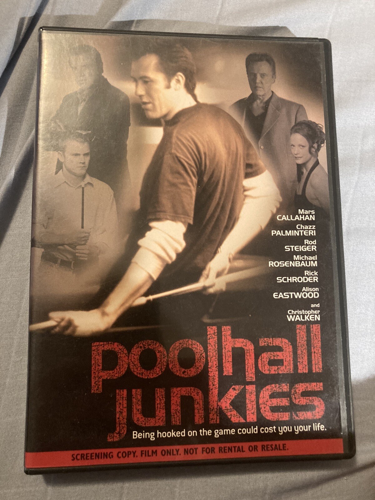 Poolhall Junkies (DVD, 2003) RARE SCREENER COPY, GREAT CONDITION ...