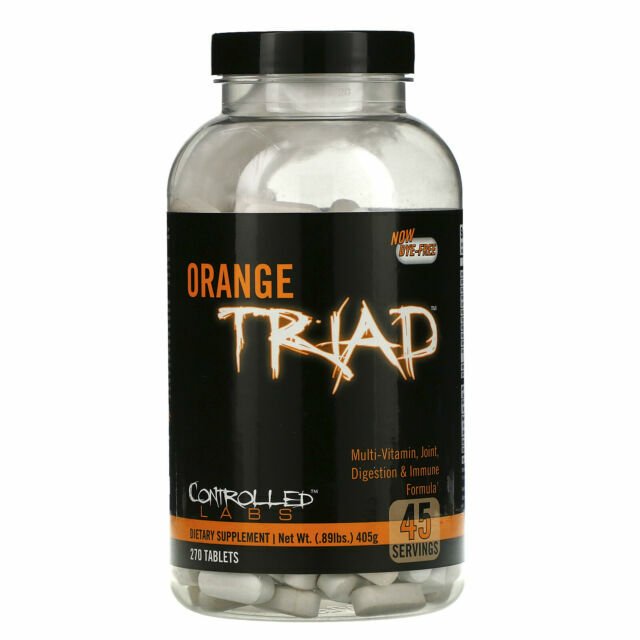 ControlledLabs Orange Triad Multivitamin, Joint, Digestion, And Immune ...