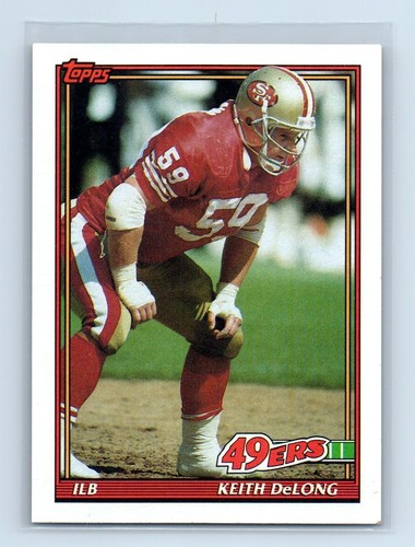 1991 Topps Keith DeLong San Francisco 49ers #72 | eBay