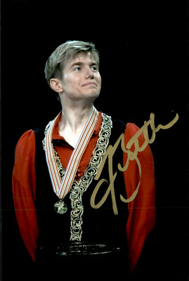Jeffrey Jeff Buttle Signed 4x6 Photo Figure Skating Olympic Bronze ...
