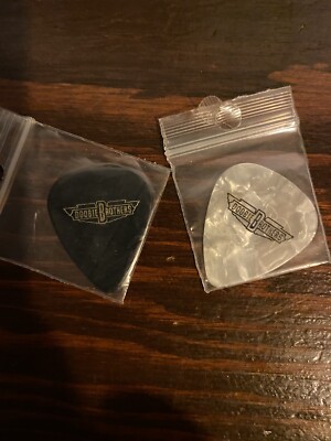 Doobie Brothers: Tom Johnston & Pat Simmons- tour guitar picks w/print ...