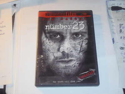 The Number 23 (DVD, 2007, Unrated Theatrical Versions) Jim Carrey ...