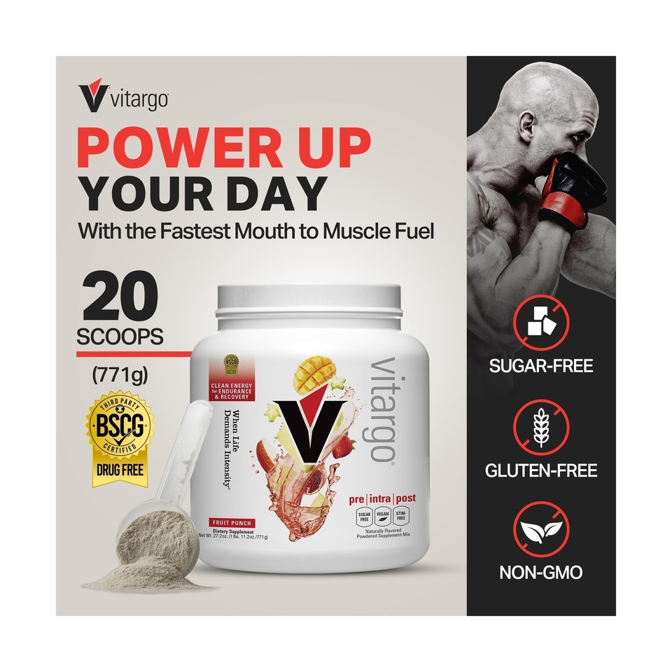 Vitargo Carbohydrate Powder | Feed Muscle Glycogen 2X Faster | 1 LB ...