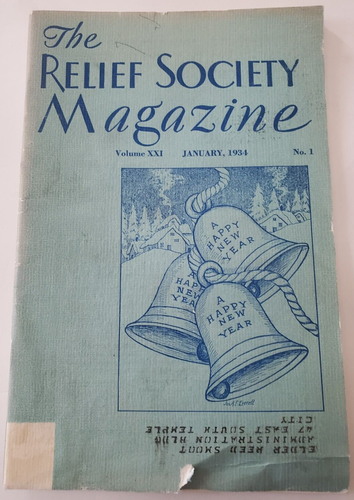 Jan 1934, The Relief Society Magazine, Former Senator [Elder] REED ...