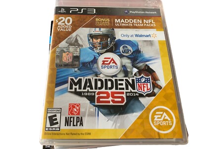 Madden 25th Anniversary PS3 1989-2014 | eBay