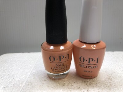OPI GELCOLOR + MATCHING GEL POLISH APRICOT AF (GC S014 / NL S014) | eBay