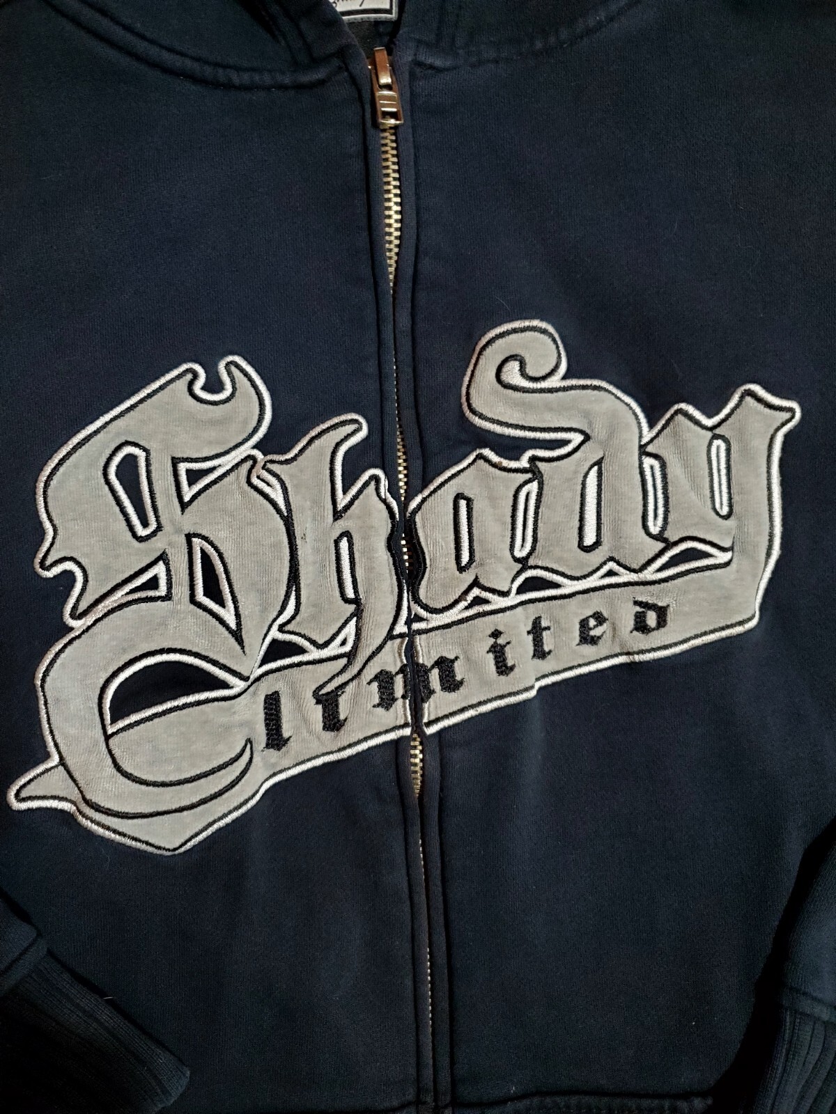 Authentic Shady Limited Mens Full Zip Embroidered Hoo… - Gem