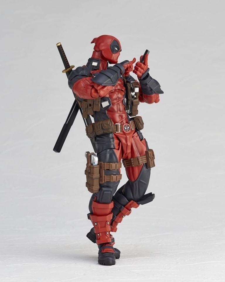 Kaiyodo Revoltech Amazing Yamaguchi Deadpool Ver.2.5 Articulated Figure ...