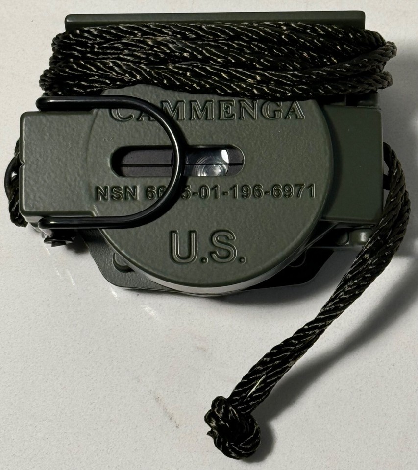 Cammenga Model 3H Tritium Lensatic Compass Olive Drab US Military Issue ...