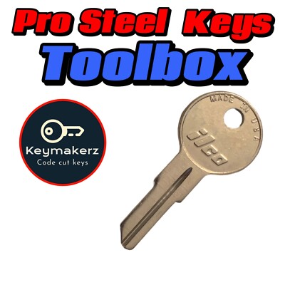 Pro Steel Toolbox Keys Replacement Spare key Made Cut to Your Key Code ...