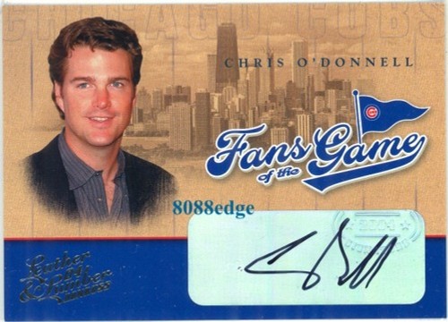 2004 FANS OF THE GAME AUTO: CHRIS O'DONNELL - AUTOGRAPH "BATMAN & ROBIN ...