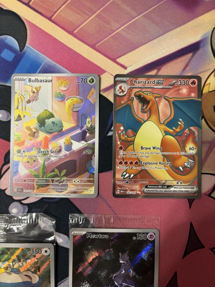 Pokemon Binder Card Lot Collection : Bulbasaur Charizard AR full art ...